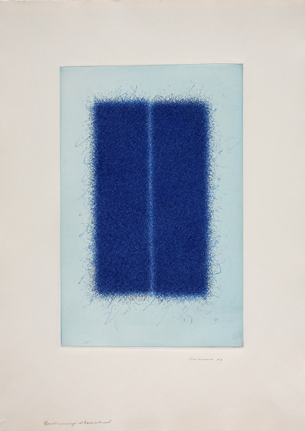 BERND BERNER - Komposition - Farbradierung - handsigniert - 1982 EUR 56,10 - PicClick DE